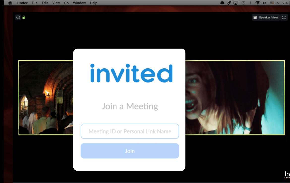 Invited - Zoom Horror Movie